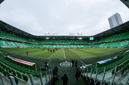 Groningen Stadium Overview During Dutch Premier Editorial Stock Photo ...