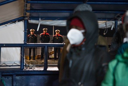 Italian Police Surround Rescue Ship Aita Editorial Stock Photo - Stock ...