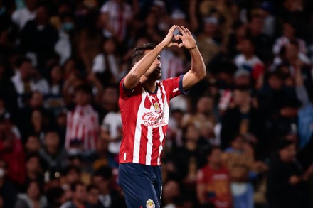 Daniel Guadalajara Celebrates Goal During Liga Editorial Stock Photo ...