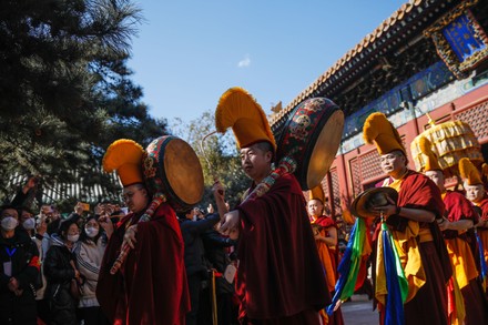 Lamas Parade Before Devil Dance During Editorial Stock Photo - Stock ...