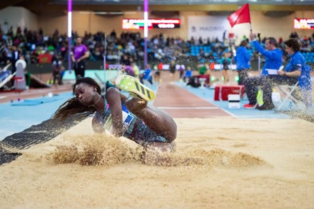 Fatima Diame Long Jump Contest During Editorial Stock Photo - Stock ...