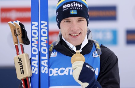 Gold Medalist Sebastian Samuelsson Sweden Poses Editorial Stock Photo ...