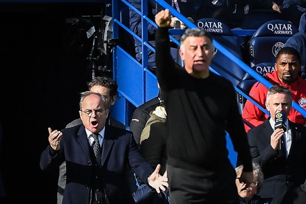 Luis Campos Psg Looks Angry Christophe Editorial Stock Photo - Stock ...