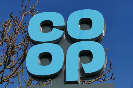Coop Sign Sun Coop Stores England Editorial Stock Photo - Stock Image ...
