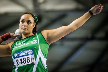 Belgian Jolien Boumkwo Pictured Action During Editorial Stock Photo ...