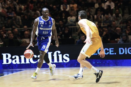 John Petrucelli Germani Brescia Scores Point Editorial Stock Photo ...