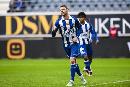 Gents Hugo Cuypers Celebrates After Scoring Editorial Stock Photo ...