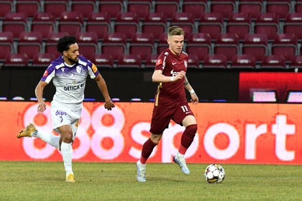 Claudiu Petrila Action During Romania Superliga1 Editorial Stock Photo ...