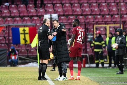 Marius Croitoru During Romania Superliga1 Cfr Editorial Stock Photo ...