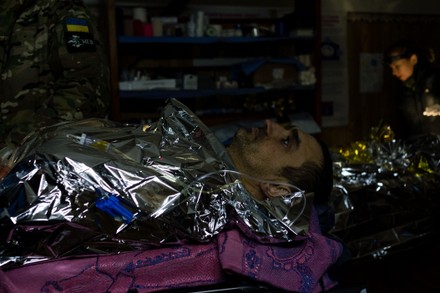Ukrainian Soldier Received Medical Treatment After Editorial Stock ...