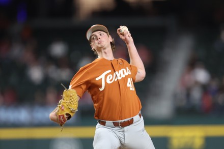 Longhorn Pitcher Sam Walbridge 47 Prepares Editorial Stock Photo ...