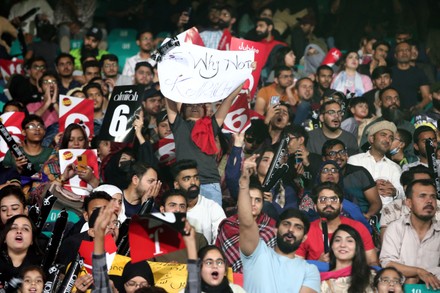 Pakistani Spectators Watch Pakistan Super League Editorial Stock Photo ...