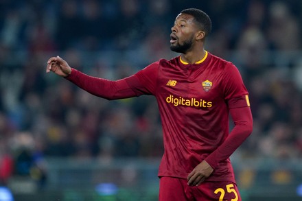 Georginio Wijnaldum Roma Looks On During Editorial Stock Photo - Stock ...