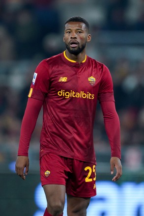 Georginio Wijnaldum Roma Looks On During Editorial Stock Photo - Stock ...