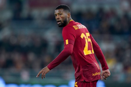 Georginio Wijnaldum Roma Looks On During Editorial Stock Photo - Stock ...