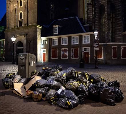 Amsterdam Waste On Streets Center Amsterdam Editorial Stock Photo ...