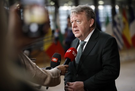 Danish Foreign Minister Lars Lokke Rasmussen Editorial Stock Photo ...