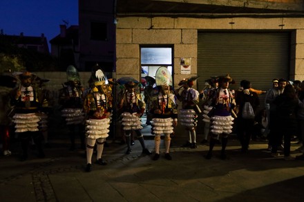 During Entroido Festivities Carnival Galicia Called Editorial Stock ...