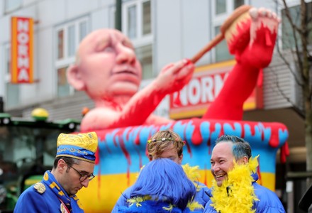 Carnival Float Depicting Russian President Vladimir Editorial Stock ...