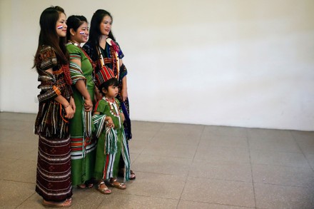 Women Chin Traditional Dresses Pose Photo Editorial Stock Photo - Stock ...