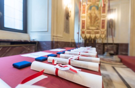 Milan Italy News Delivery Ambrogini Doro Editorial Stock Photo - Stock ...