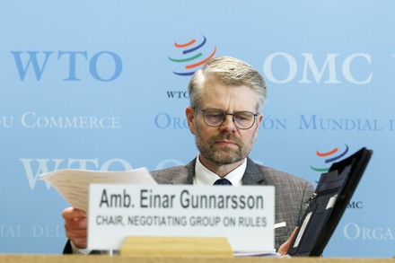 New Chair Wto Negotiations On Fisheries Editorial Stock Photo - Stock ...