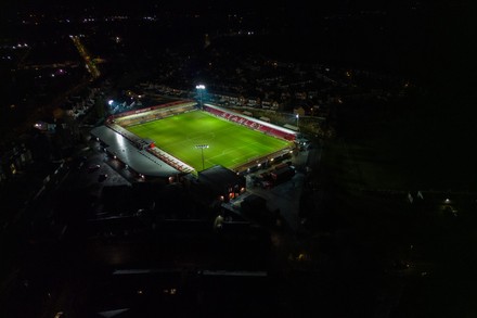 Aerial View Wham Stadium Accrington Night Editorial Stock Photo - Stock ...