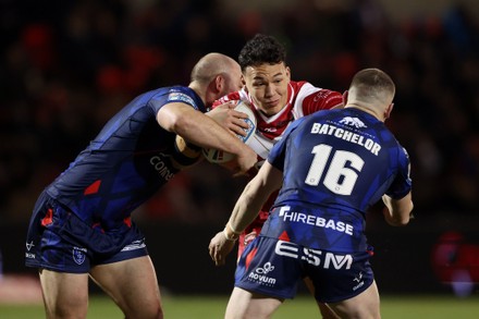 Tyler Dupree Salford Red Devils Tackled Editorial Stock Photo - Stock ...