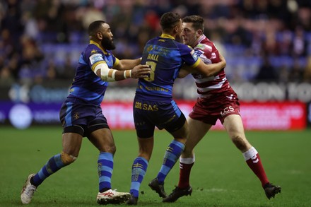 Jake Wardle Wigan Warriors Tackled By Editorial Stock Photo - Stock ...