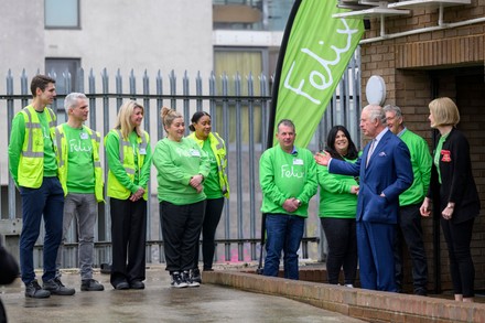 king charles iii visits felix project london Stock Photos (Exclusive ...