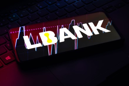 This Photo Illustration Lbank Logo Seen Editorial Stock Photo - Stock ...