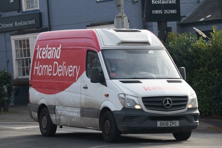 Iceland Home Delivery Van Out On Editorial Stock Photo - Stock Image ...
