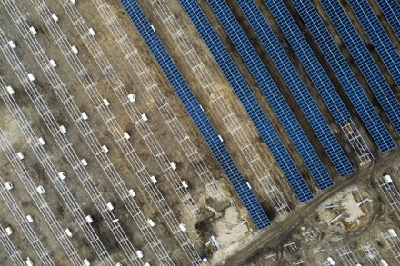 Solar Farm Under Construction West Greenwich Editorial Stock Photo ...