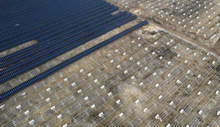 Solar Farm Under Construction West Greenwich Editorial Stock Photo ...