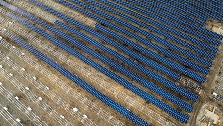 Solar Farm Under Construction West Greenwich Editorial Stock Photo ...