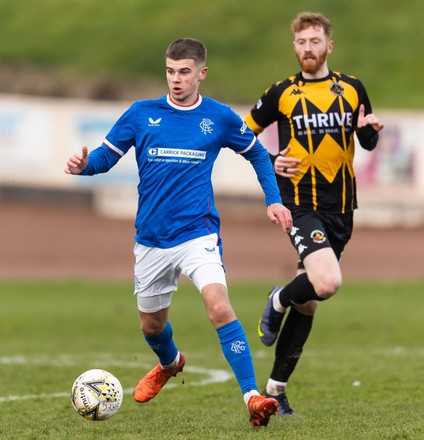 Rangers B Team Midfielder Mackenzie Strachan Editorial Stock Photo ...