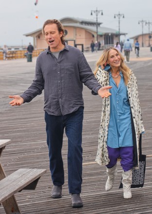 John Corbett Sarah Jessica Parker Seen Editorial Stock Photo - Stock ...