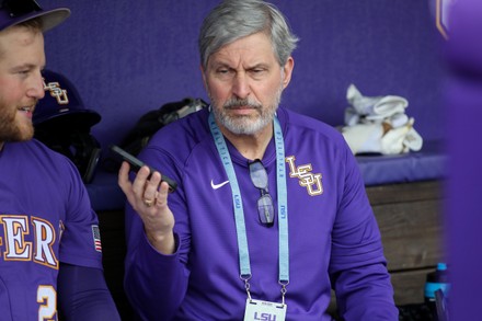 Lsu Baseball Gear Sits Dugout During Editorial Stock Photo - Stock ...