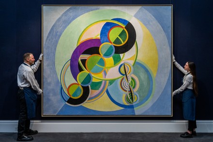 Threemetrewide Abstract Work By Robert Delaunay Editorial Stock Photo ...