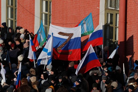People Attend Rallyconcert Glory Defenders Fatherland Editorial Stock ...