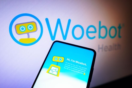 This Photo Illustration Woebot Health Logo Editorial Stock Photo ...