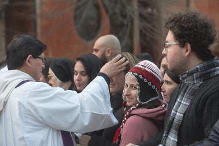 Ash Wednesday Photo Imposition Ashes On Editorial Stock Photo - Stock ...