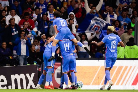 Cruz Azul Players Celebrate Goal Against Editorial Stock Photo - Stock ...