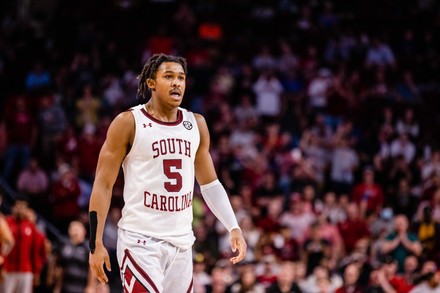 South Carolina Gamecocks Guard Meechie Johnson Editorial Stock Photo ...
