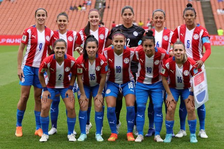 Paraguay Team Photo During Fifa Womens Editorial Stock Photo - Stock ...