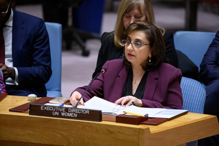 Un Women Executive Director Sima Bahous Editorial Stock Photo - Stock ...