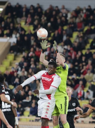 Breel Embolo Monaco Lukas Hradecky Bayer Editorial Stock Photo - Stock ...