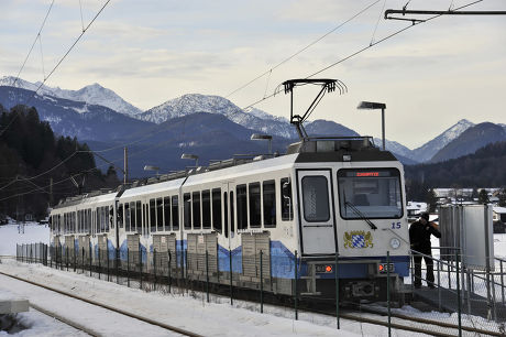 Bayerische Zugspitzbahn Bavarian Railway On Mt Editorial Stock Photo ...