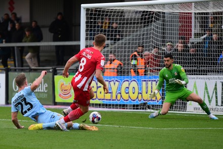 Archie Collins Exeter City Has His Editorial Stock Photo - Stock Image ...
