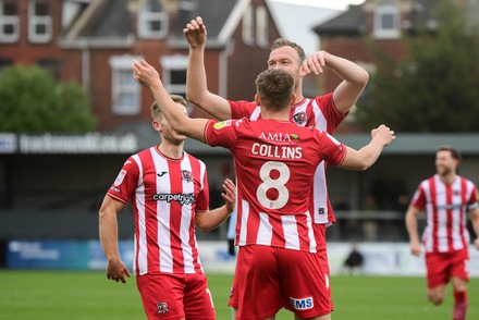 Archie Collins Exeter City Has His Editorial Stock Photo - Stock Image ...